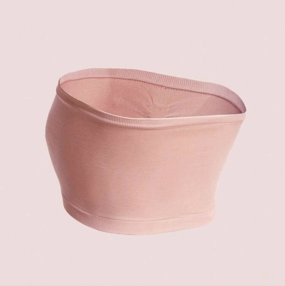 Intimates & Sleepwear | Peachy Pink Bandeau Straplesswireless Bra With ...